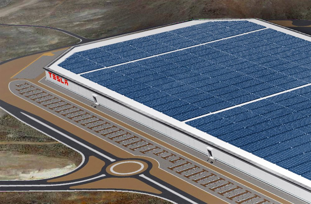 Tesla’s 70 MW Gigafactory to Be Powered with Largest Solar Rooftop ...